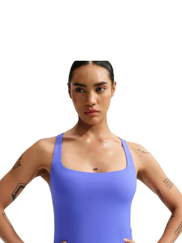 Nike Zenvy Light-support Sports Bra Tank Top - Blue