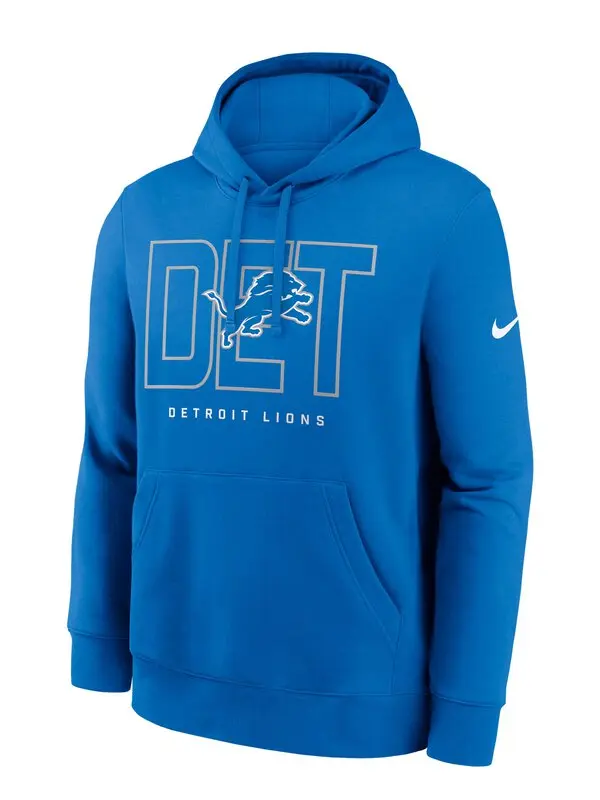 Nike Detroit Lions Nfl Pullover Hoodie - Blue