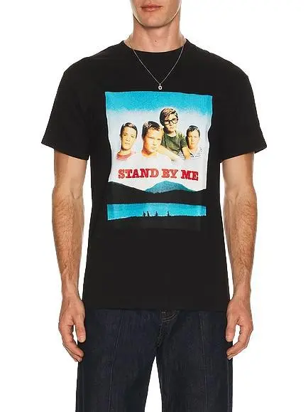 WACKO MARIA X Stand Me Crew Neck Tee - Black