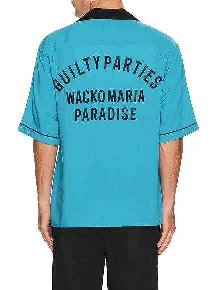 WACKO MARIA Switching Shirt - Blue