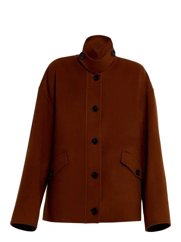 IRO PARIS Mizara Oversized Wool Jacket - Chestnut