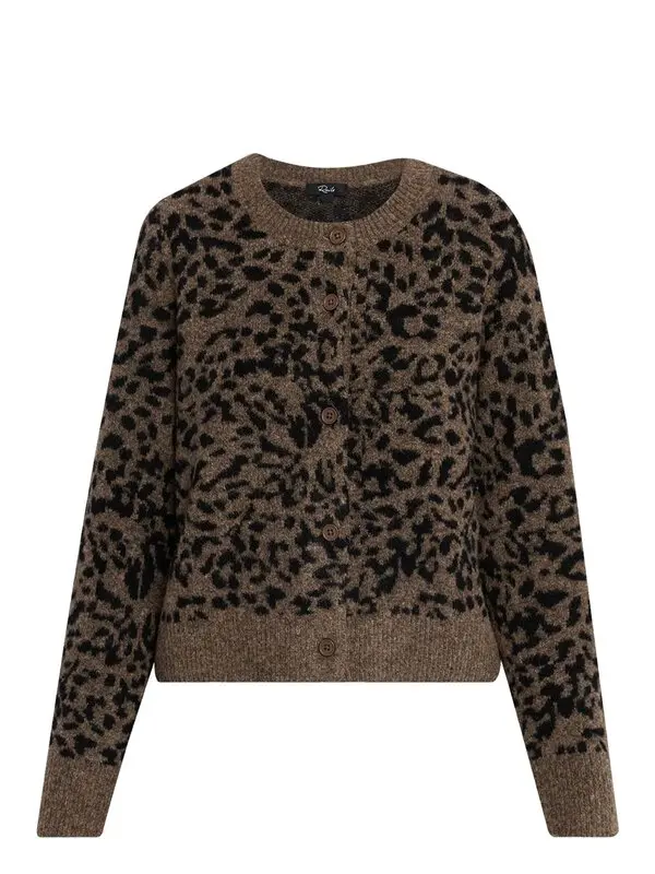 Rails Matilda Crewneck Cardigan - Spotted