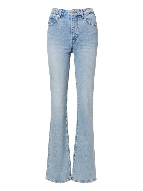 FRAME Arrow High-rise Bootcut Jeans - Blue