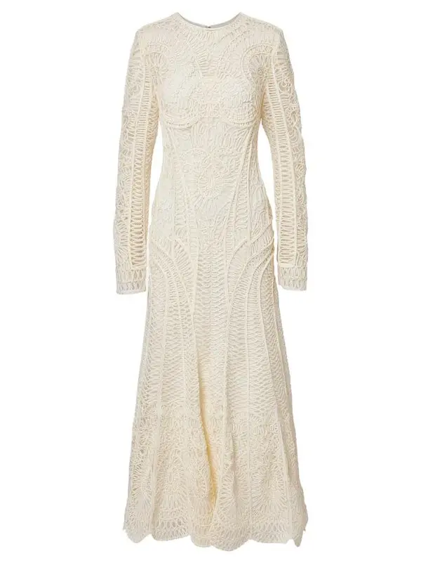 Simkhai Embroidered Maxi Dress - White