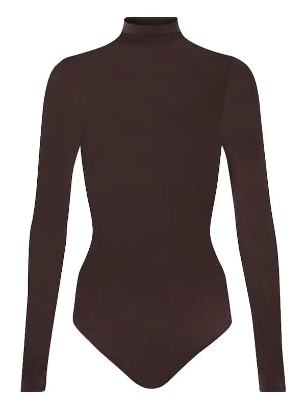 Wolford Buenos Aires Sheer Bodysuit - Brown