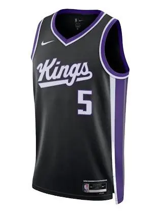 Nike Sacramento Kings De'aaron Fox 22/23 Jersey - Black