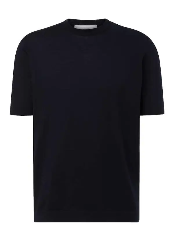 LARDINI Cotton T-shirt - Black