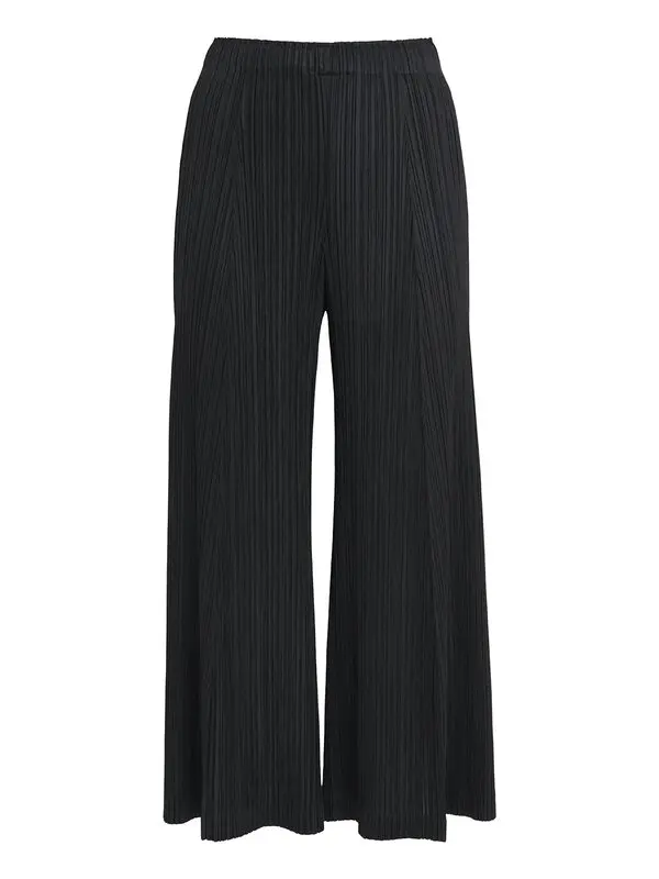 Issey Miyake Thicker Bottoms Straight-leg Trousers - Black
