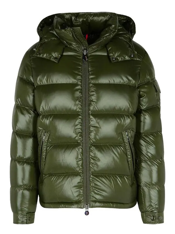 Moncler Maya Nylon Down Jacket - Green