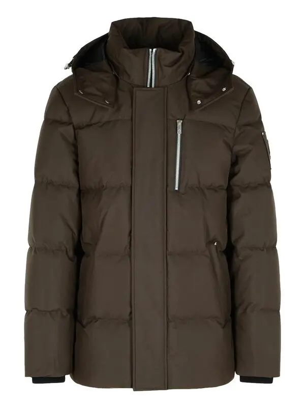 Moose Knuckles Cloud 3q Nylon Down Jacket - Brown