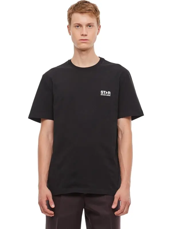 GOLDEN GOOSE Cotton T-shirt - Black