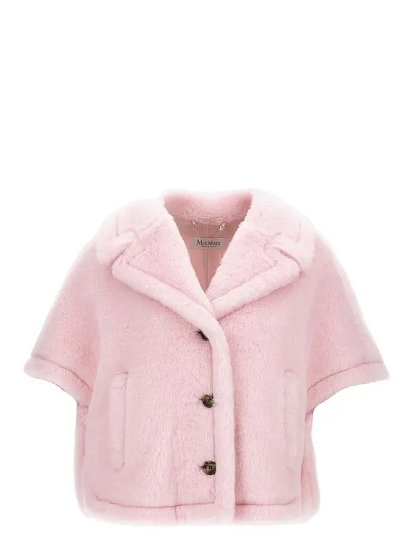 Max Mara Corvino Fur Cape - Rose