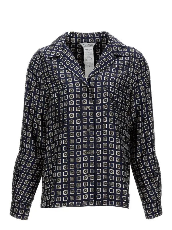 Max Mara Printed Silk Shirt - Multicolore