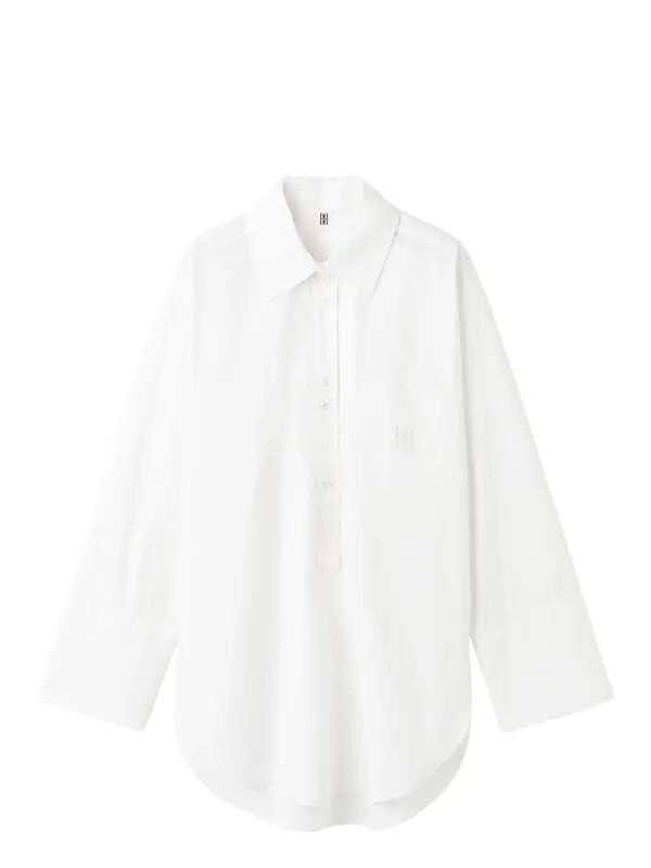 BY MALENE BIRGER Maye Organic Cotton Shirt - Pure White