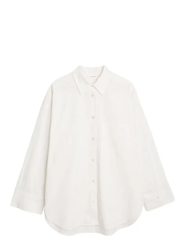 BY MALENE BIRGER Derris Organic Cotton Shirt - Whisper White