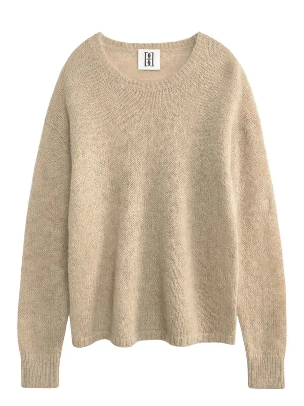 BY MALENE BIRGER Briella Mohair-blend Sweater - Twill Beige