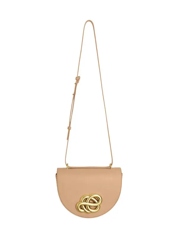 BY MALENE BIRGER Cebella Leather Shoulder Bag - Tan