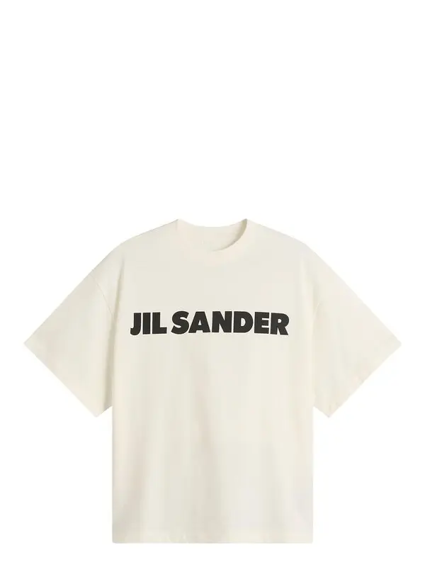 JIL SANDER Logo T-shirt - Porcelain