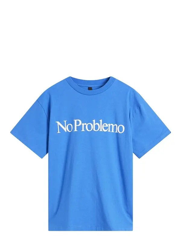 NO PROBLEMO Self-titled T-shirt - Blue
