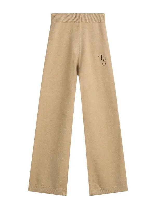 4TH & RECKLESS Jackson Knitted Trousers - Camel