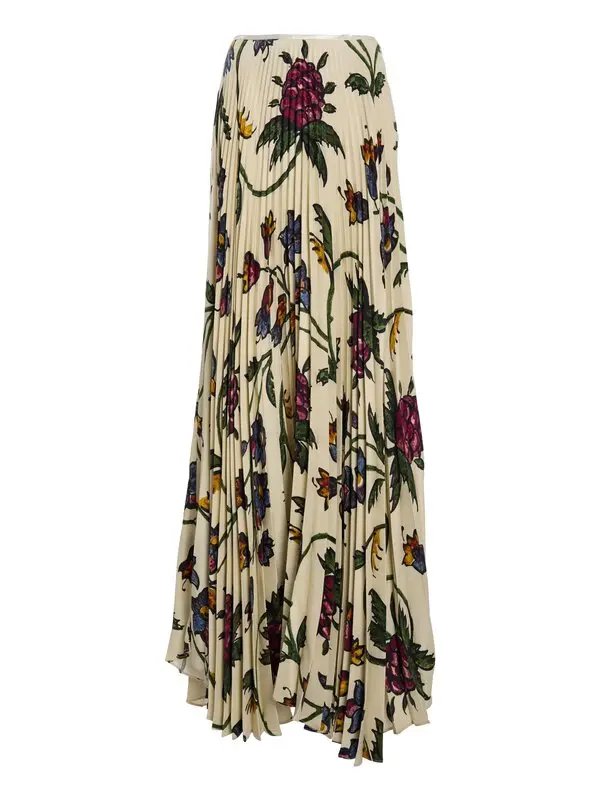 S.S.DALEY Kate Pleated Maxi Skirt - Multi