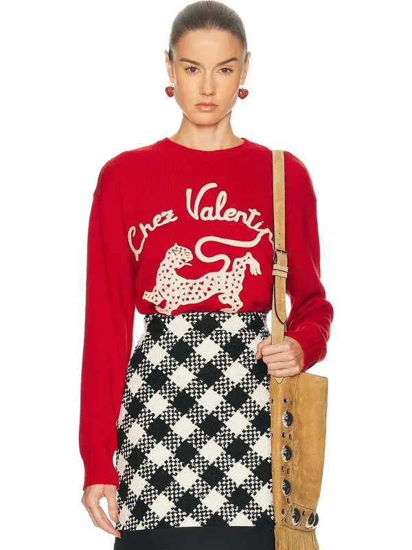 Valentino Garavani Embroidered Sweater - Paris & Betulla