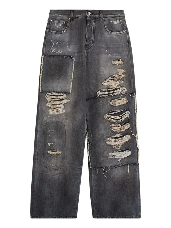 Amiri Carpenter Baggy-fit Jeans - Crftd Blk