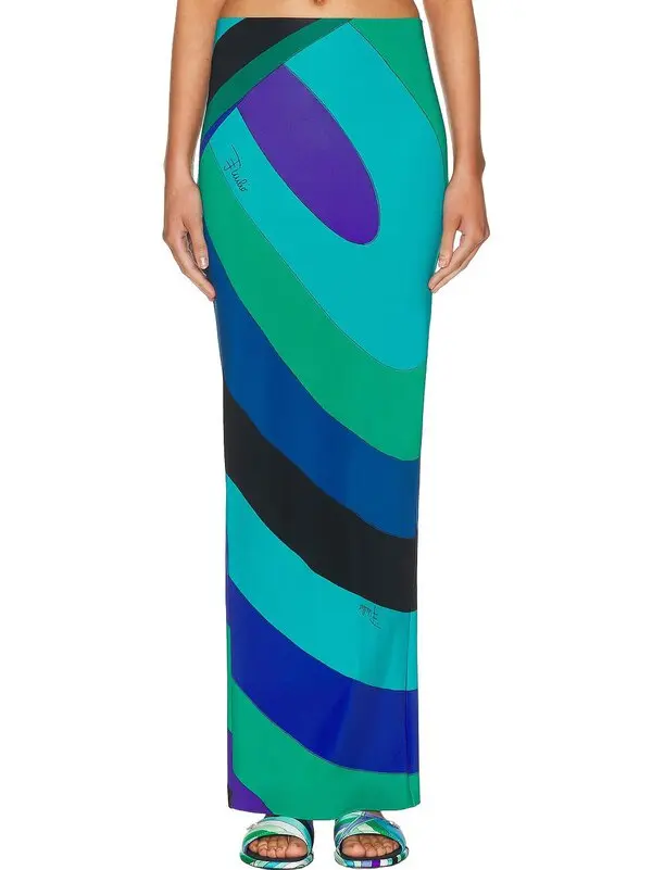 Emilio Pucci Maxi Skirt - Smeraldo