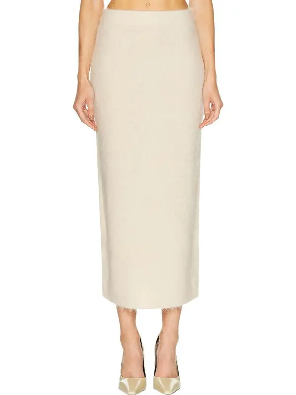 BY MALENE BIRGER Estille Knit Skirt - Cream