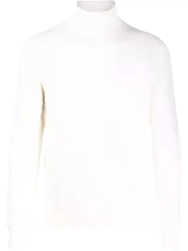 Malo Roll Neck Cashmere Jumper - Neutrals