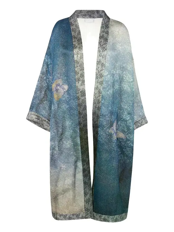 PIERRE-LOUIS MASCIA Floral Print Jacket - Blue