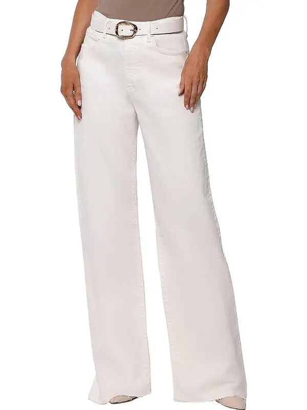 RUDES DENIM High Rise Phoenix Wide Leg Denim - Ivory