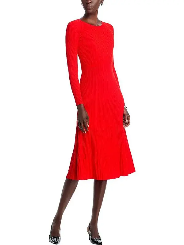 Elie Tahari The Delaney Dress - Red Bliss