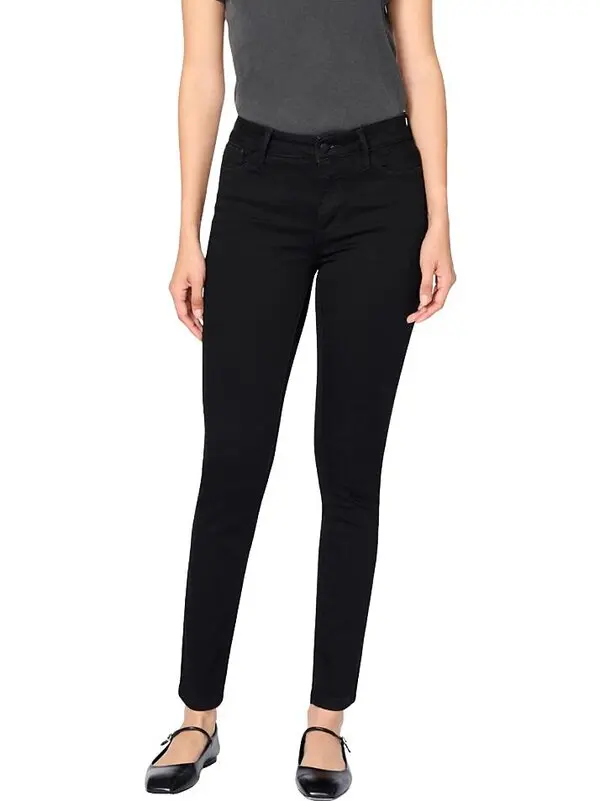 Warp + Weft Jfk Mid Rise Skinny Jean - Black