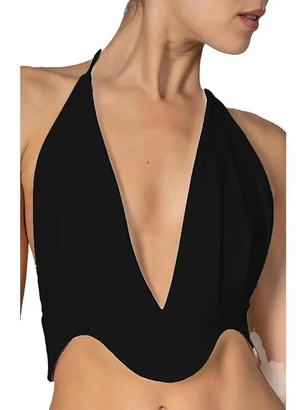 PORT DE BRAS Avila Top - Black