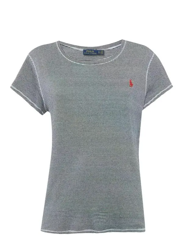 Polo Ralph Lauren Striped Logo T-shirt - White