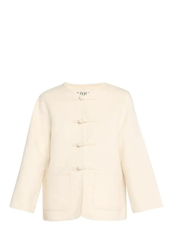 RÓHE Double-wool & Cashmere Jacket - Off White
