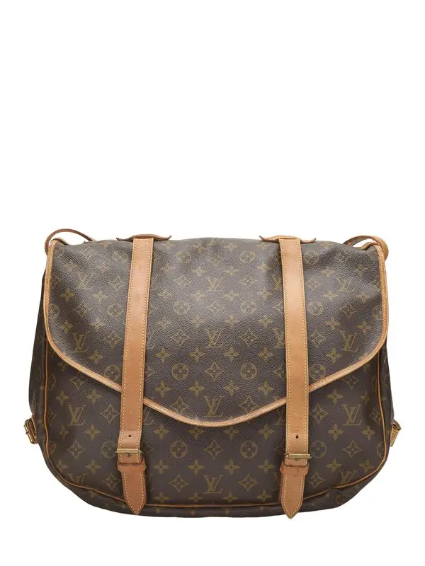 LOUIS VUITTON Monogram Saumur 43 - Brown