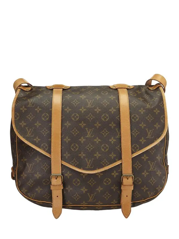 LOUIS VUITTON Monogram Saumur 43 - Brown