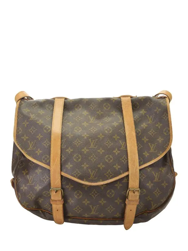 LOUIS VUITTON Monogram Saumur 43 - Brown