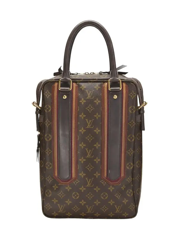 LOUIS VUITTON Monogram Bequia Porte-documents Vertical - Brown