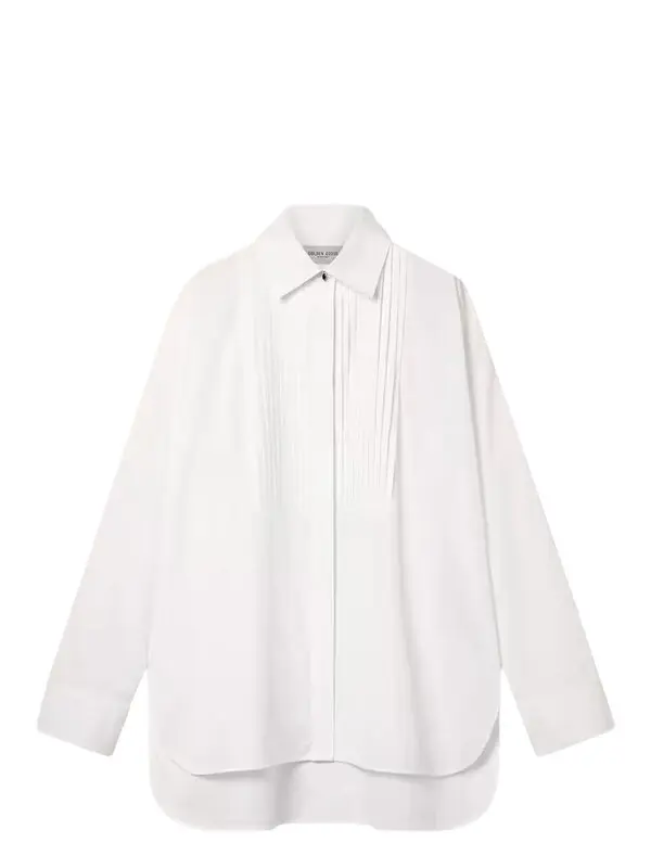GOLDEN GOOSE Cotton Oversized Fit Shirt - White