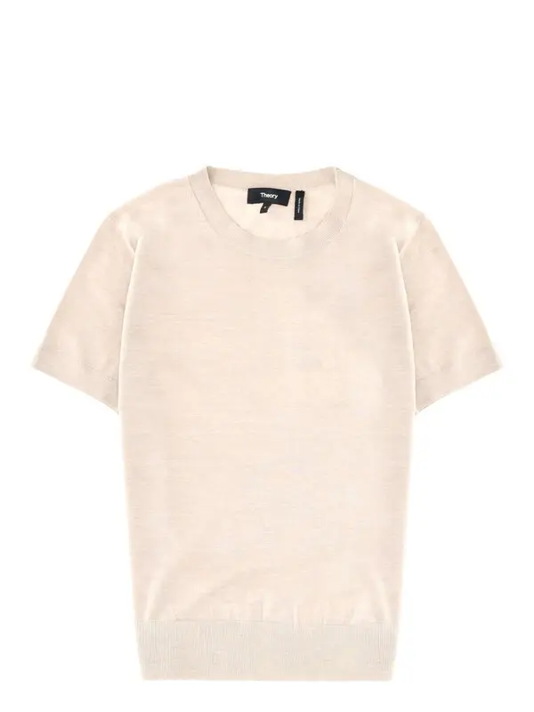 Theory Knitted Top - Beige