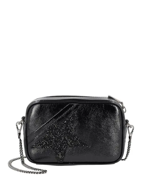 GOLDEN GOOSE Mini Star Bag - Black
