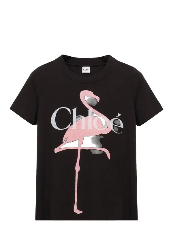 Chloé Logo T-shirt - Black