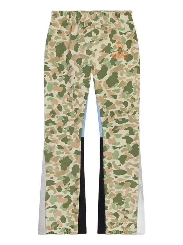 GALLERY DEPT. Sweatpant Flare Frog Camo Plains - Green