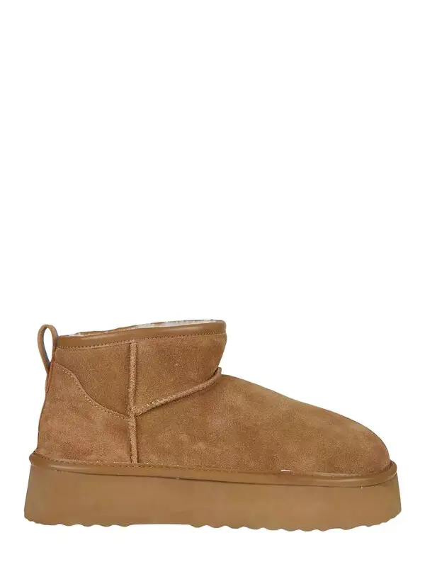 HOOR Vega Platform Ankle Boots - Brown