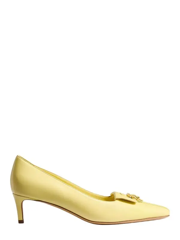Khaite Celia Pocket Pump - Pale Yellow