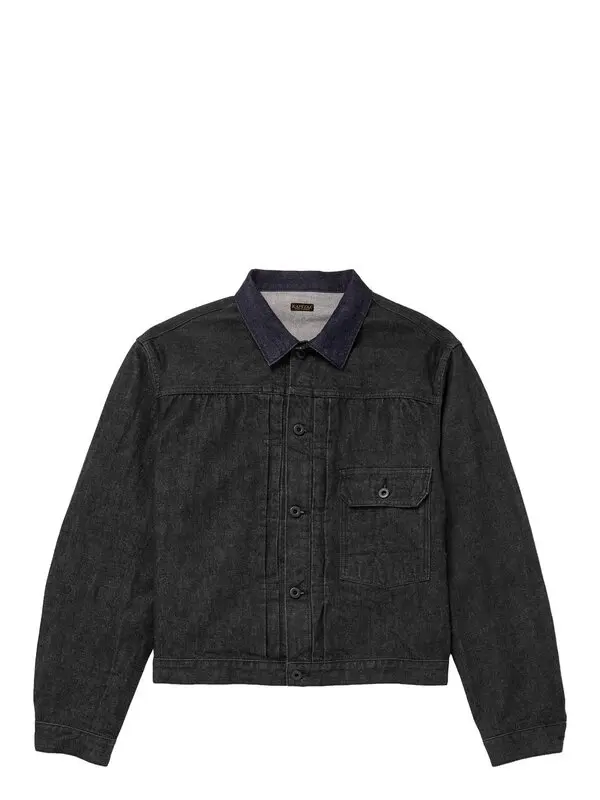 Kapital Denim Trucker Jacket - Black