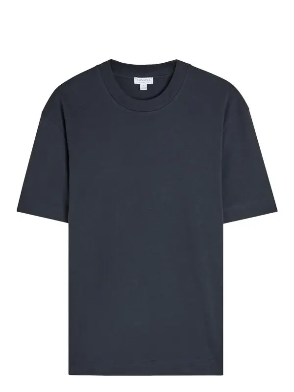 Sunspel Cotton T-shirt - Navy